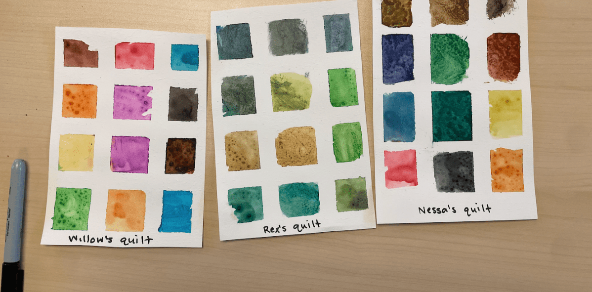 2 real life quilting friends, a big yellow bag, the middle finger and a ...