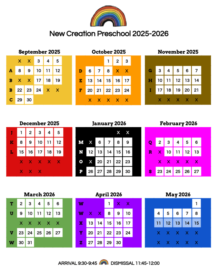 SCHOOL & SNACK CALENDARS